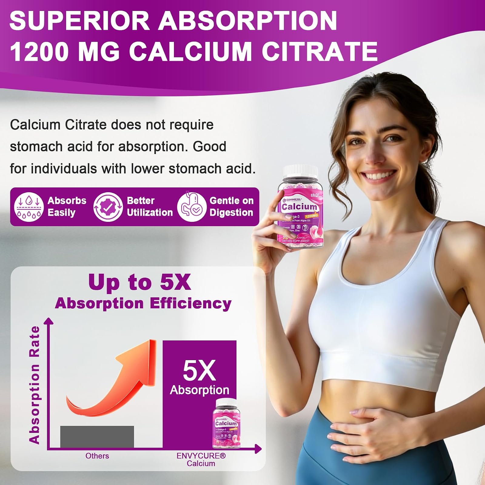 easy to chew calcium citrate gummies