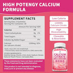 easy-to-chew calcium citrate gummies