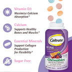 Easy to chew calcium citrate