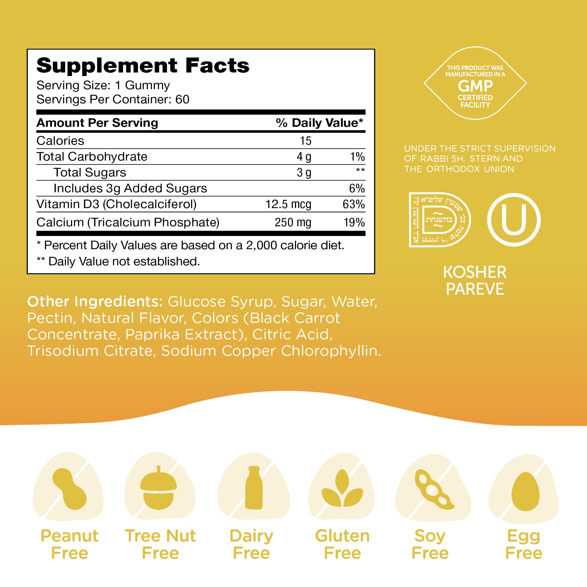Easy-to-chew calcium for kids