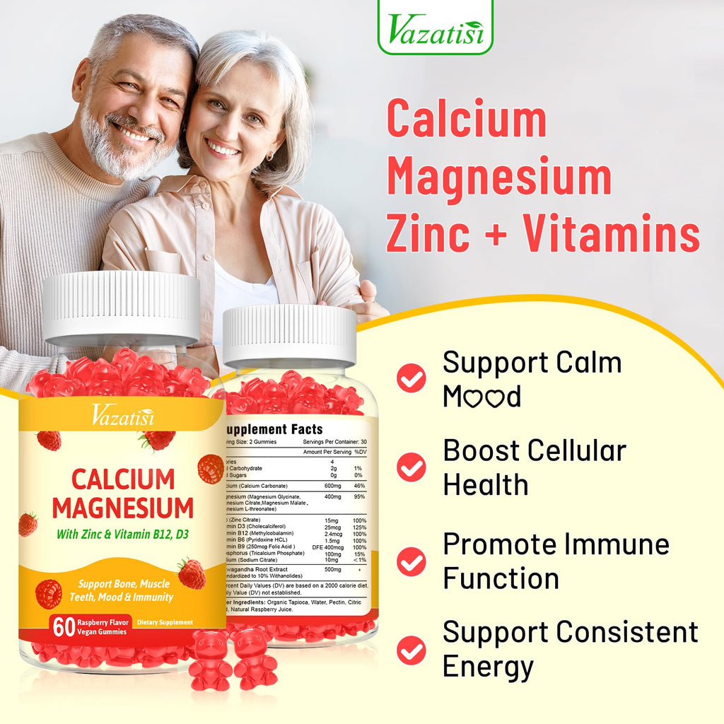 easy-to-chew calcium gummies for adults