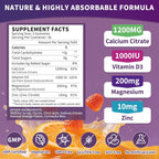 Easy to chew Calcium gummies for adults