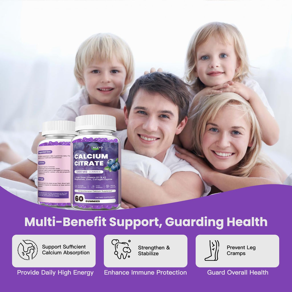 easy-to-chew calcium gummies for adults