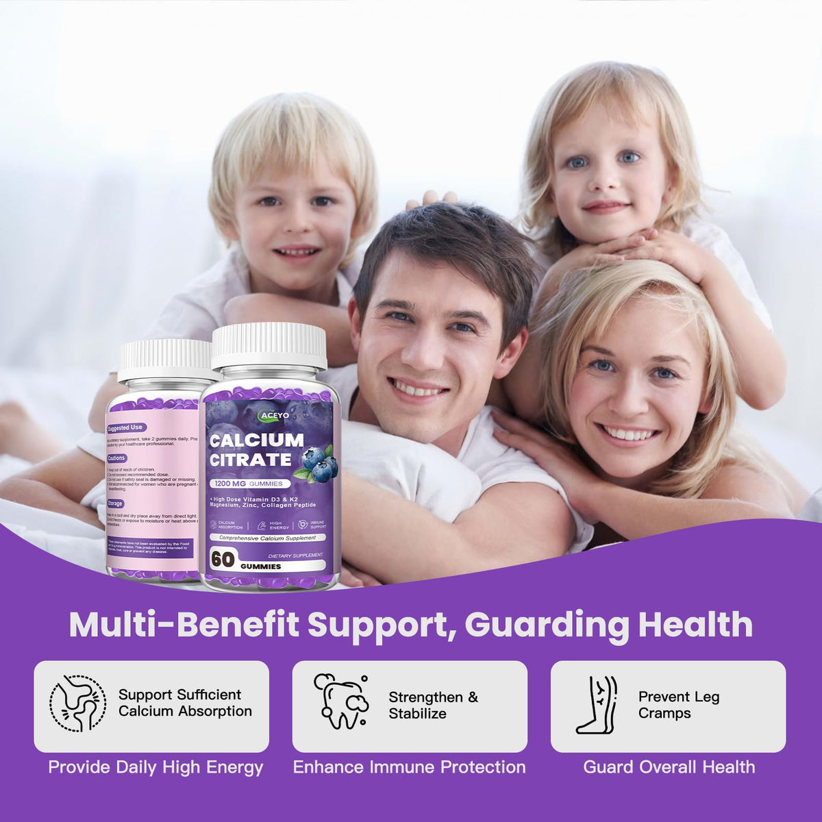 easy-to-chew calcium gummies for adults