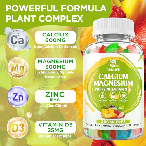 easy-to-chew calcium gummies for adults