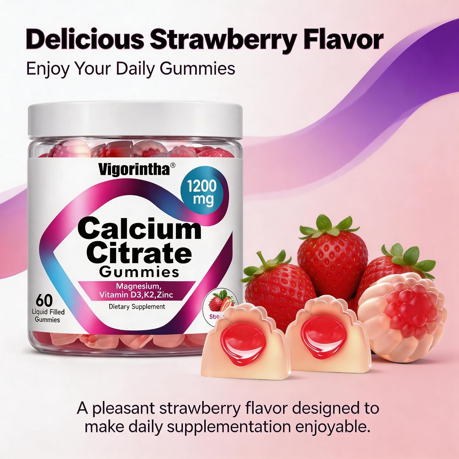 easy-to-chew calcium gummies for adults
