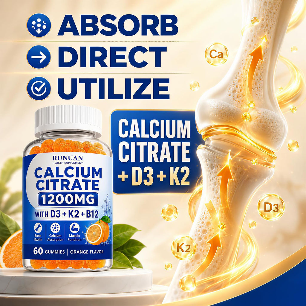 easy-to-chew calcium gummies for adults