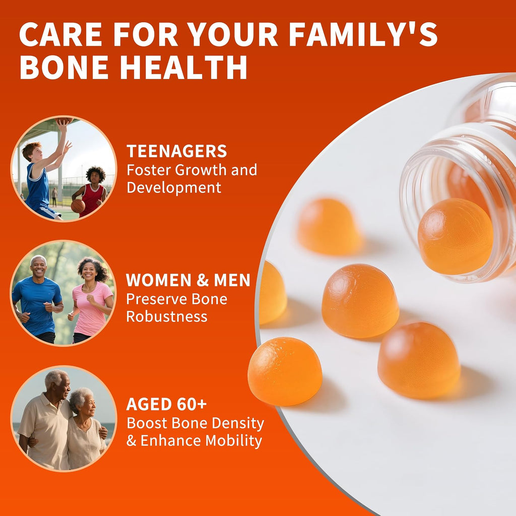 easy to chew calcium gummies for daily intake