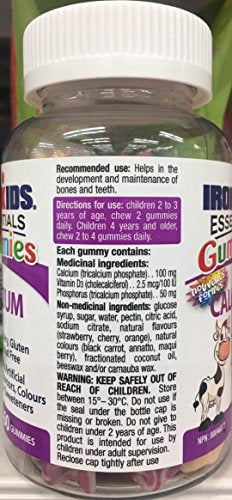 Easy-to-chew calcium gummies for daily nutrition