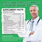 Easy-to-chew calcium gummies for daily use