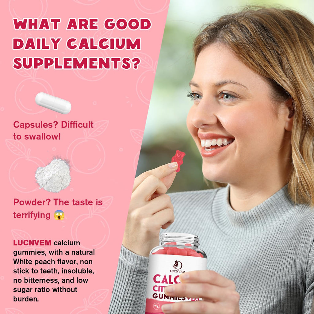 easy to chew calcium gummies for kids