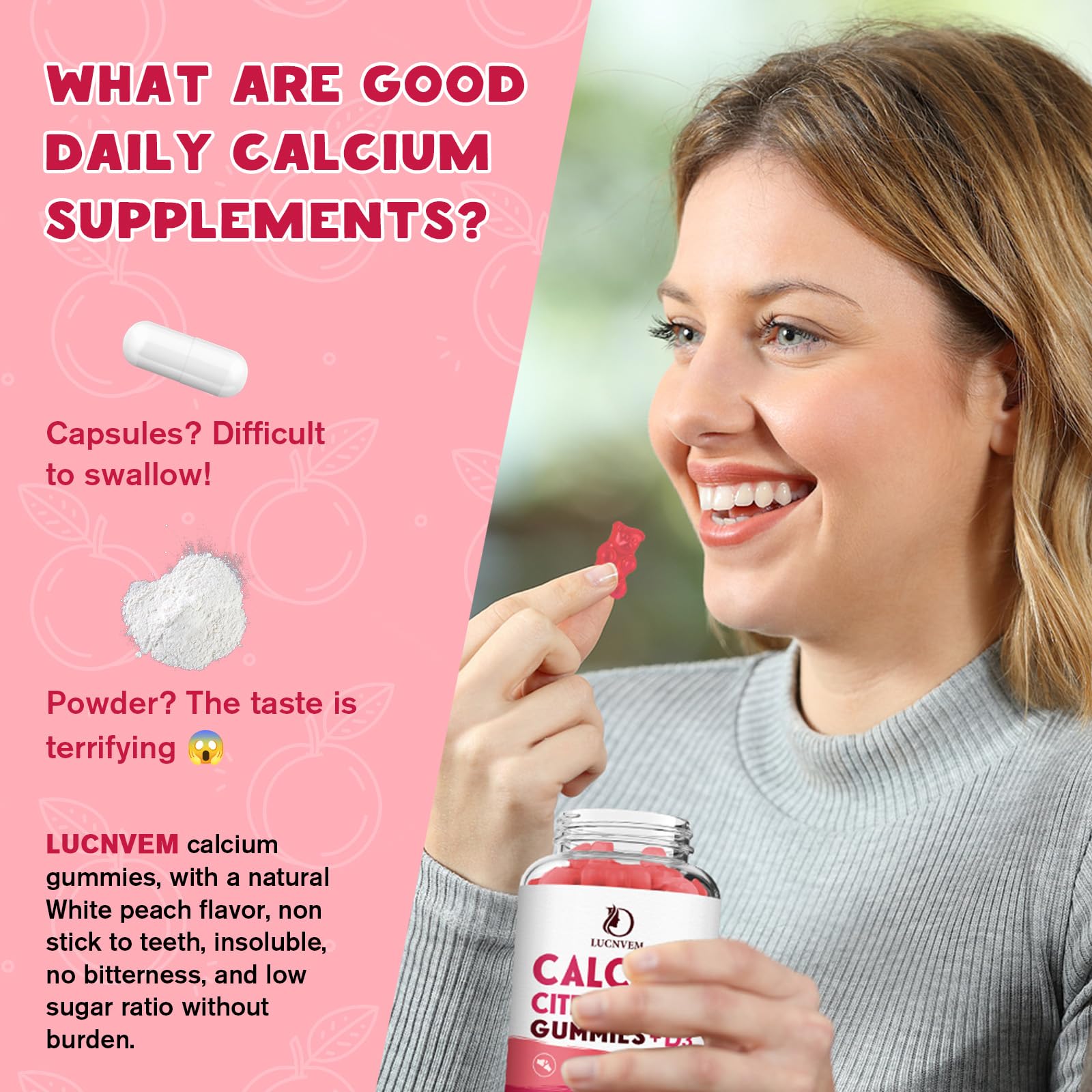easy to chew calcium gummies for kids