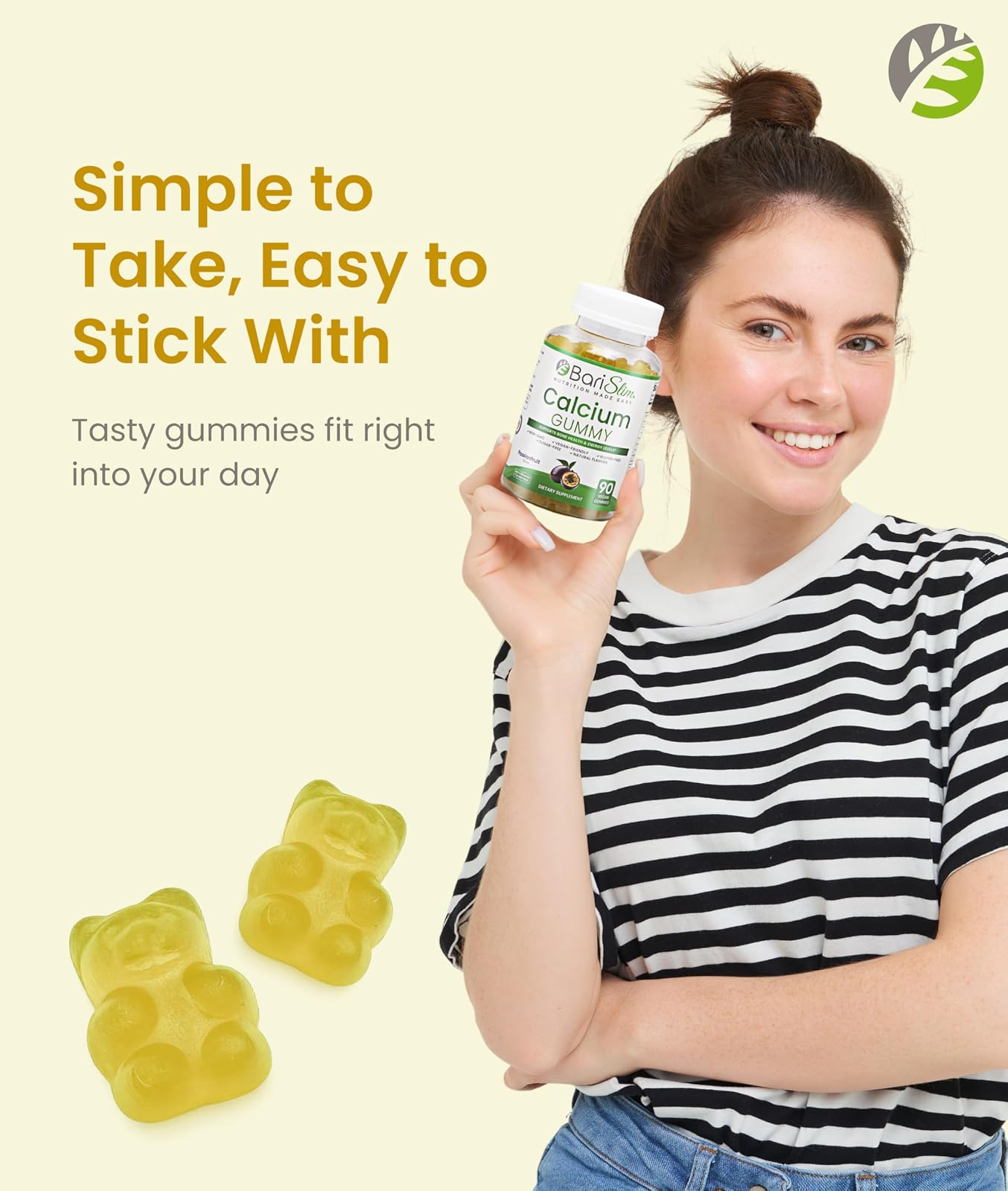 easy-to-chew calcium gummies for wellness