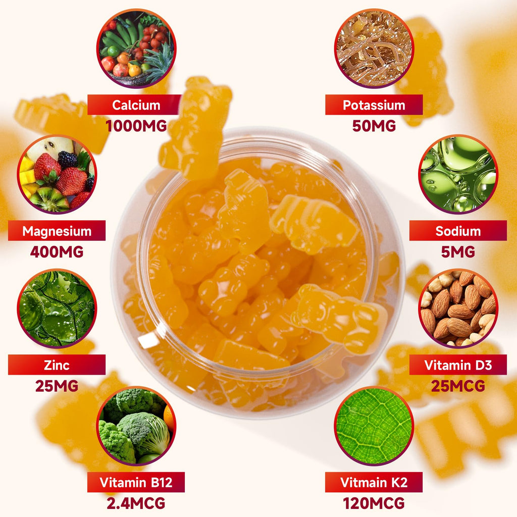 easy to chew calcium gummies