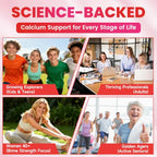 Easy to chew calcium gummy vitamins