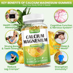 easy to chew calcium magnesium gummies