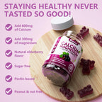easy to chew calcium magnesium zinc gummies