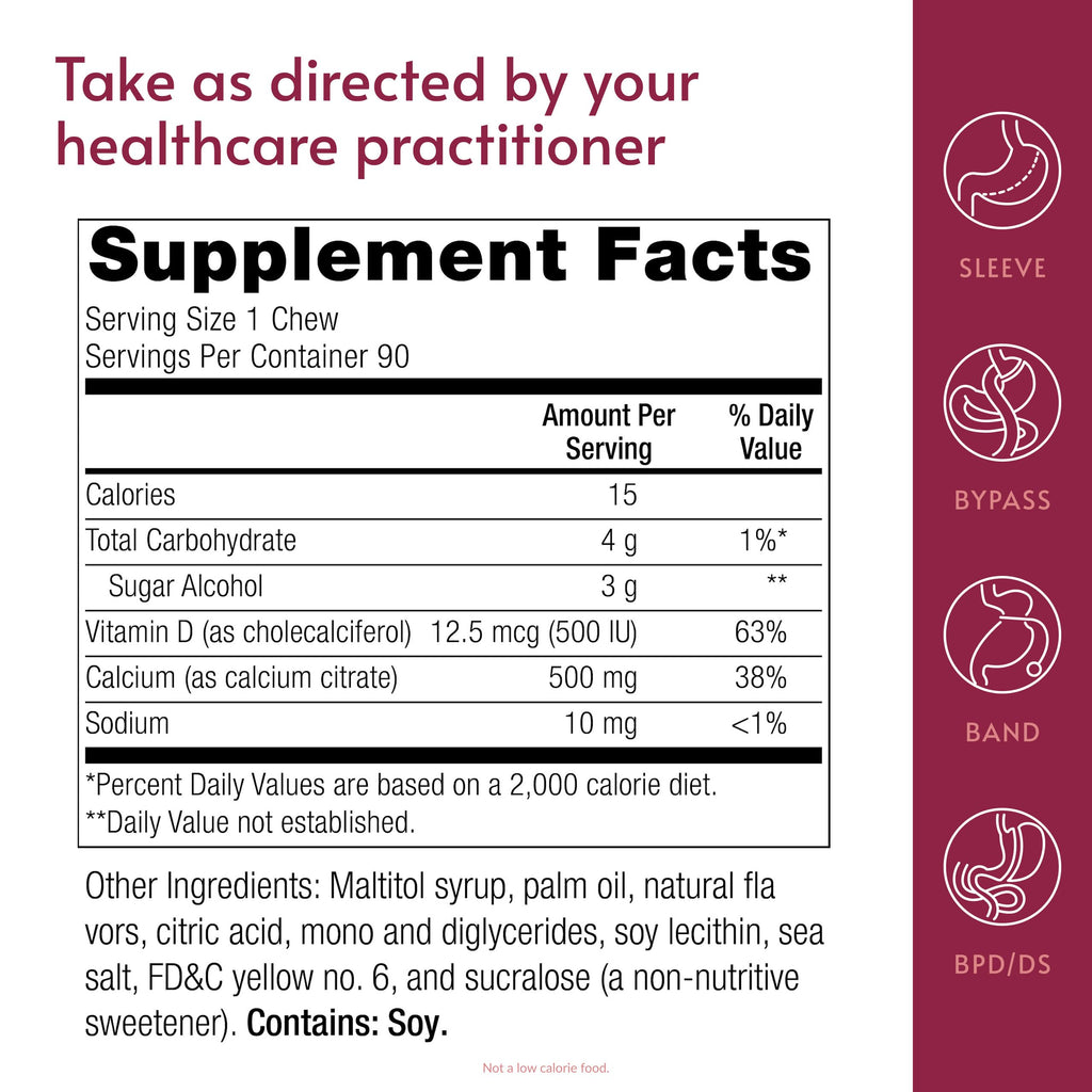 easy to chew calcium supplement
