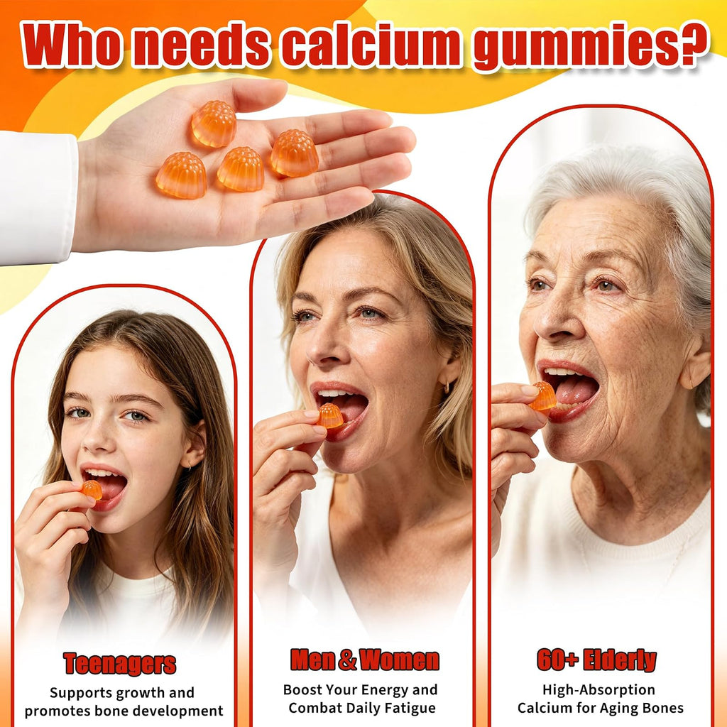 Easy to chew calcium supplement