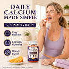 Easy to chew calcium supplements
