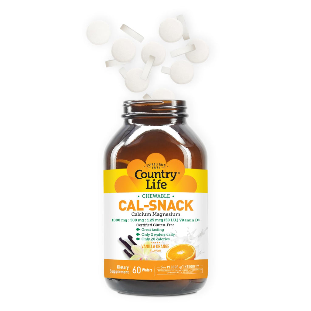 Easy to chew calcium wafers