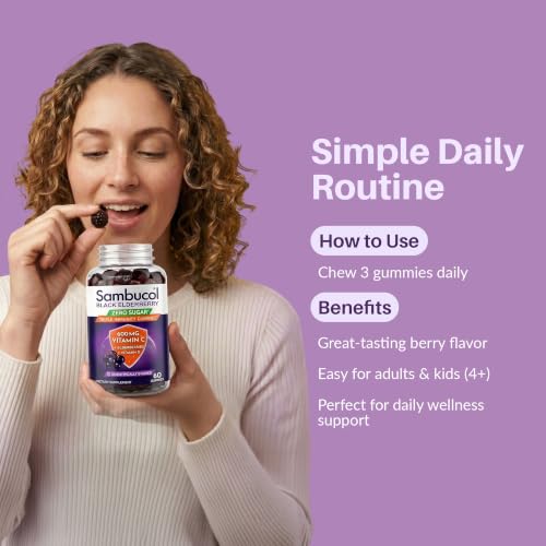 easy-to-chew elderberry gummies for children
