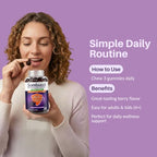 easy-to-chew elderberry gummies for children