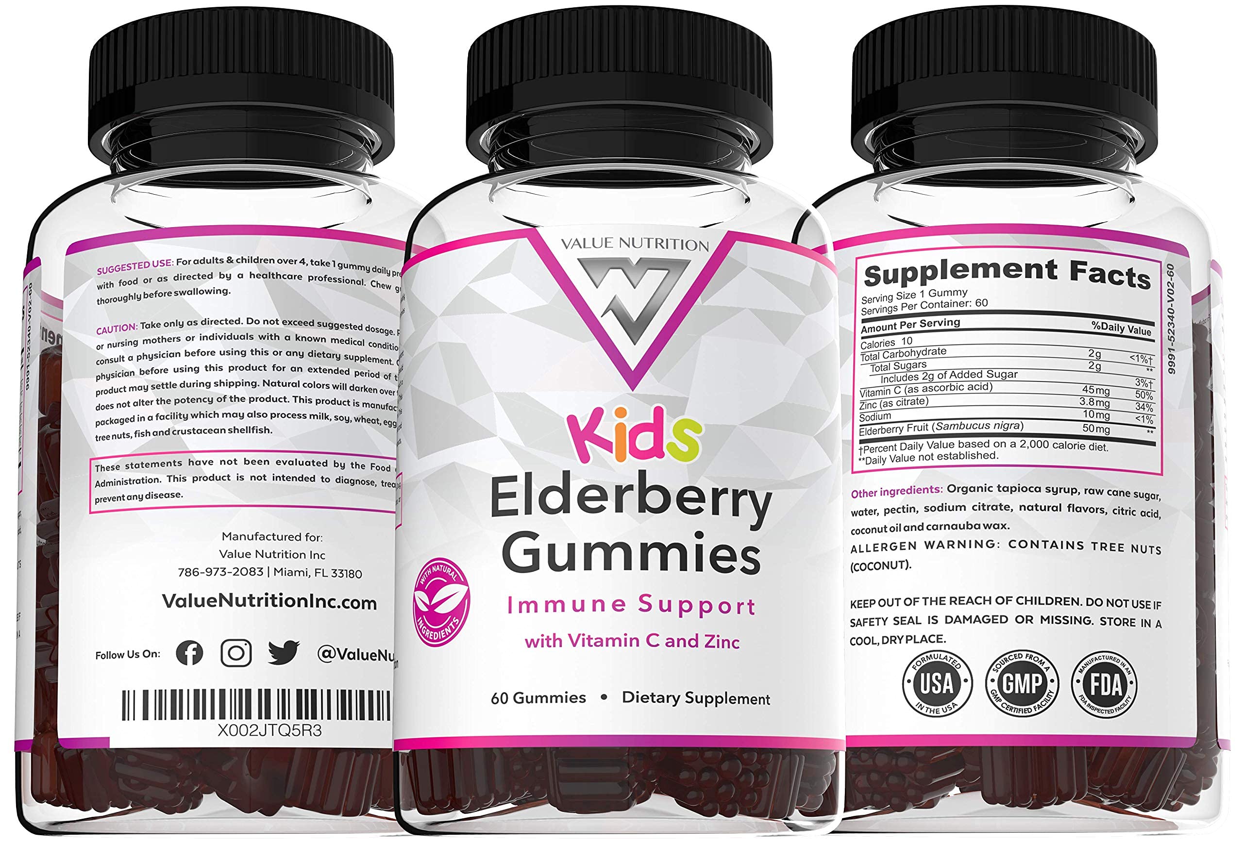 easy-to-chew elderberry gummies for kids