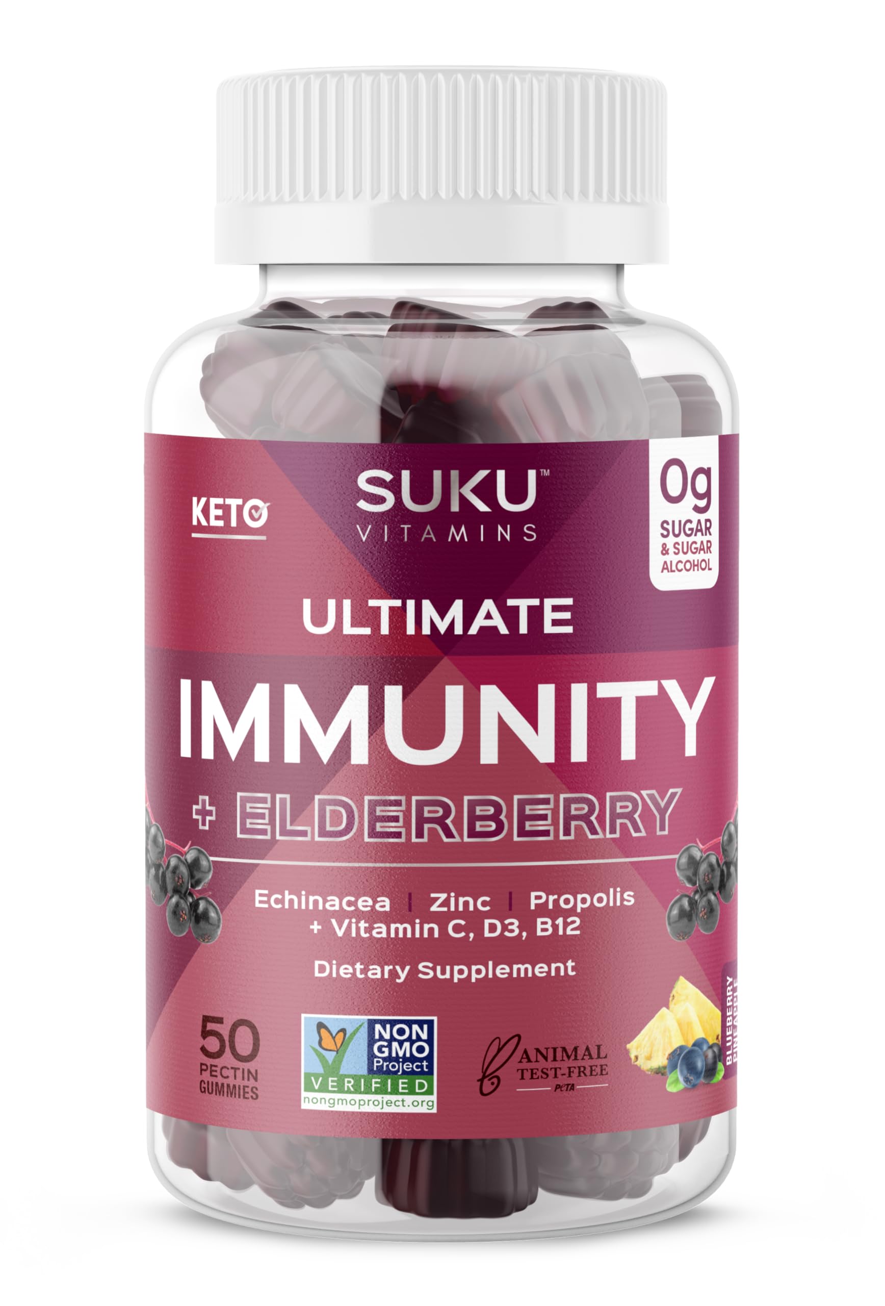 easy to chew elderberry gummy vitamins