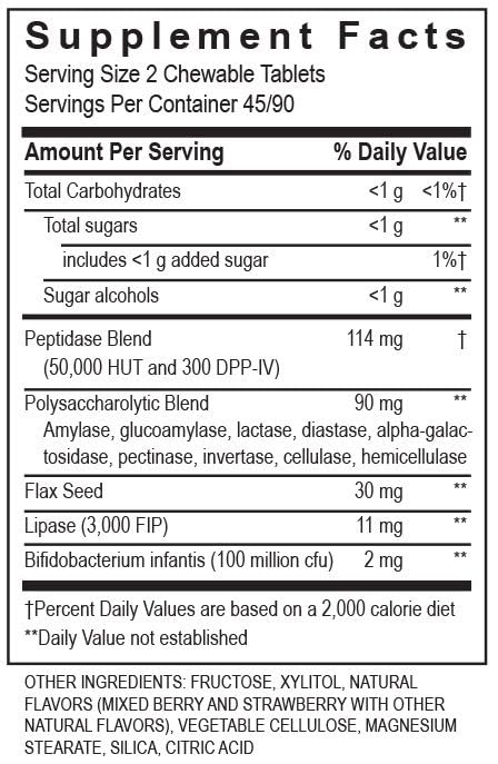 easy to chew enzyme supplement