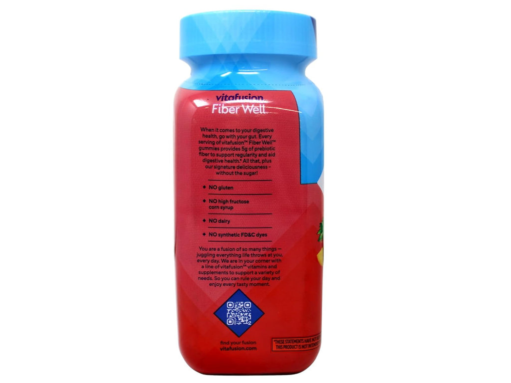 Easy-to-chew fiber gummies for digestive support