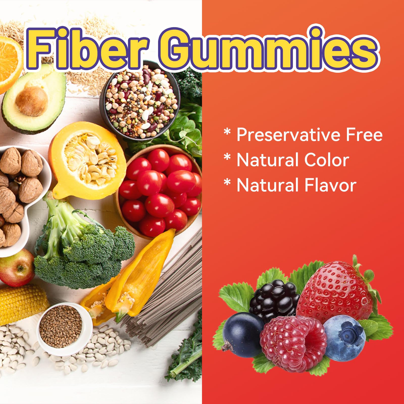 easy to chew fiber gummies