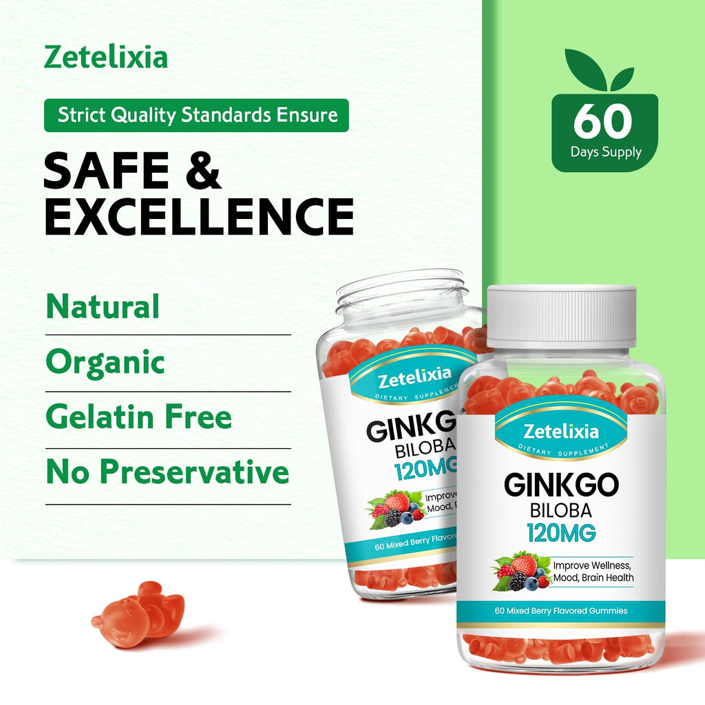 easy to chew ginkgo biloba gummies