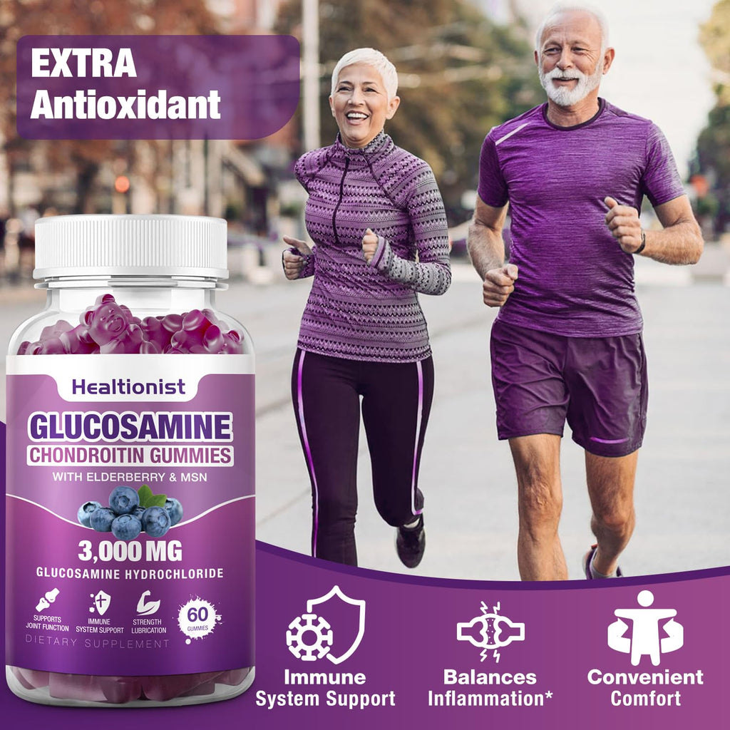 easy-to-chew glucosamine gummies for seniors