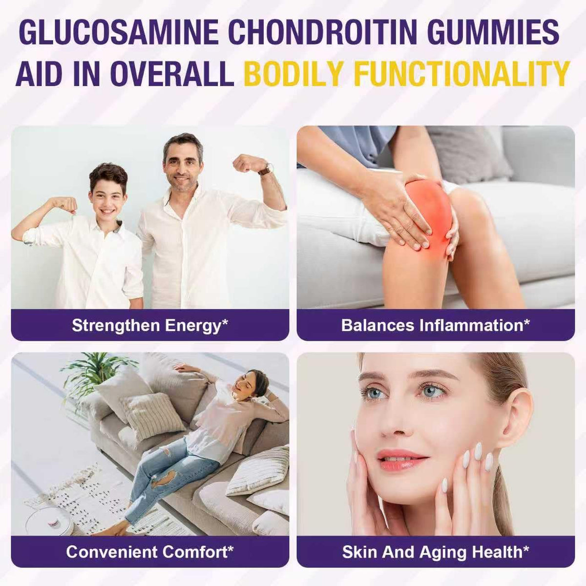 easy to chew glucosamine gummies