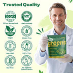 easy to chew greens gummies