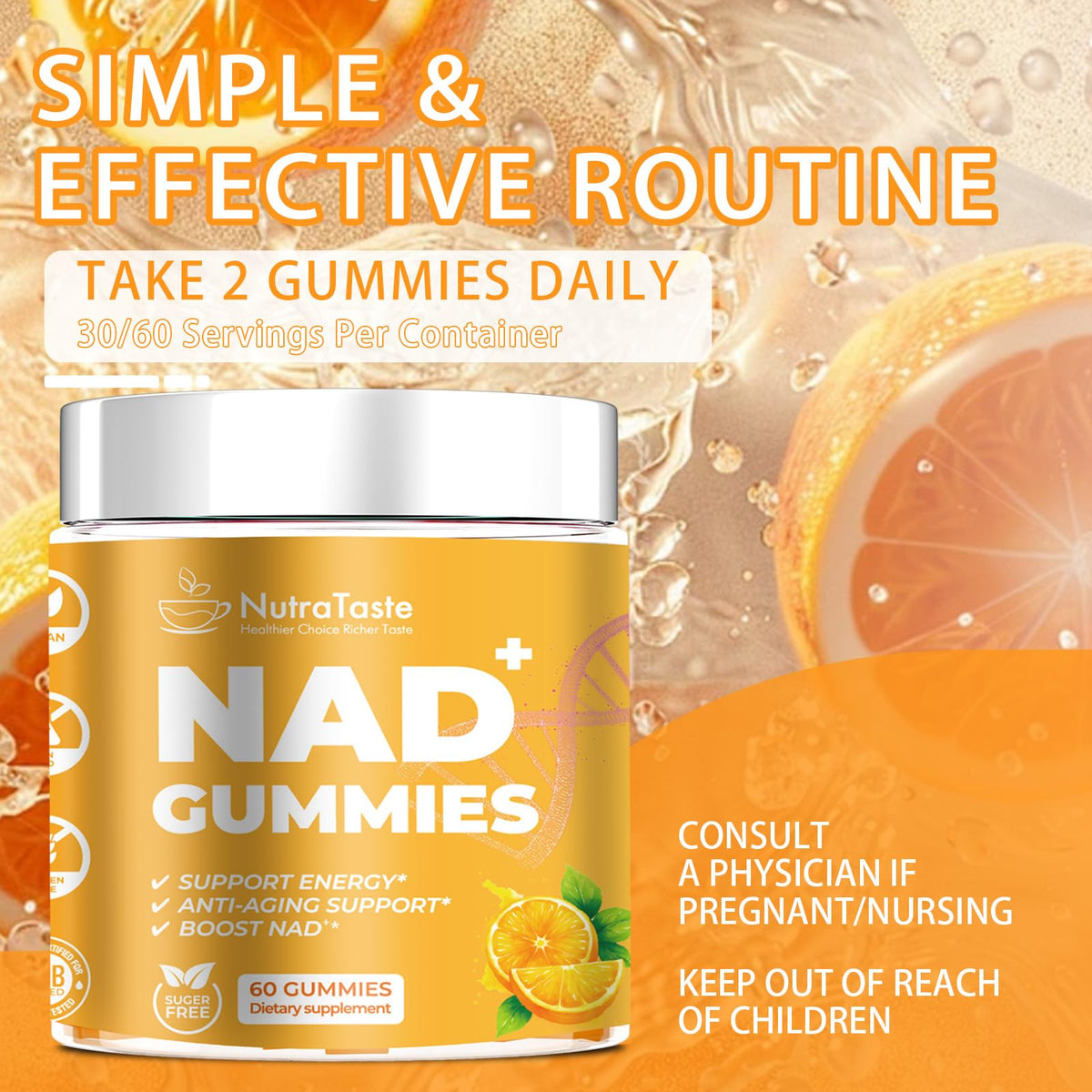 Easy-to-chew gummies for better absorption