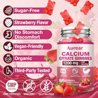 Easy-to-chew gummies for calcium intake