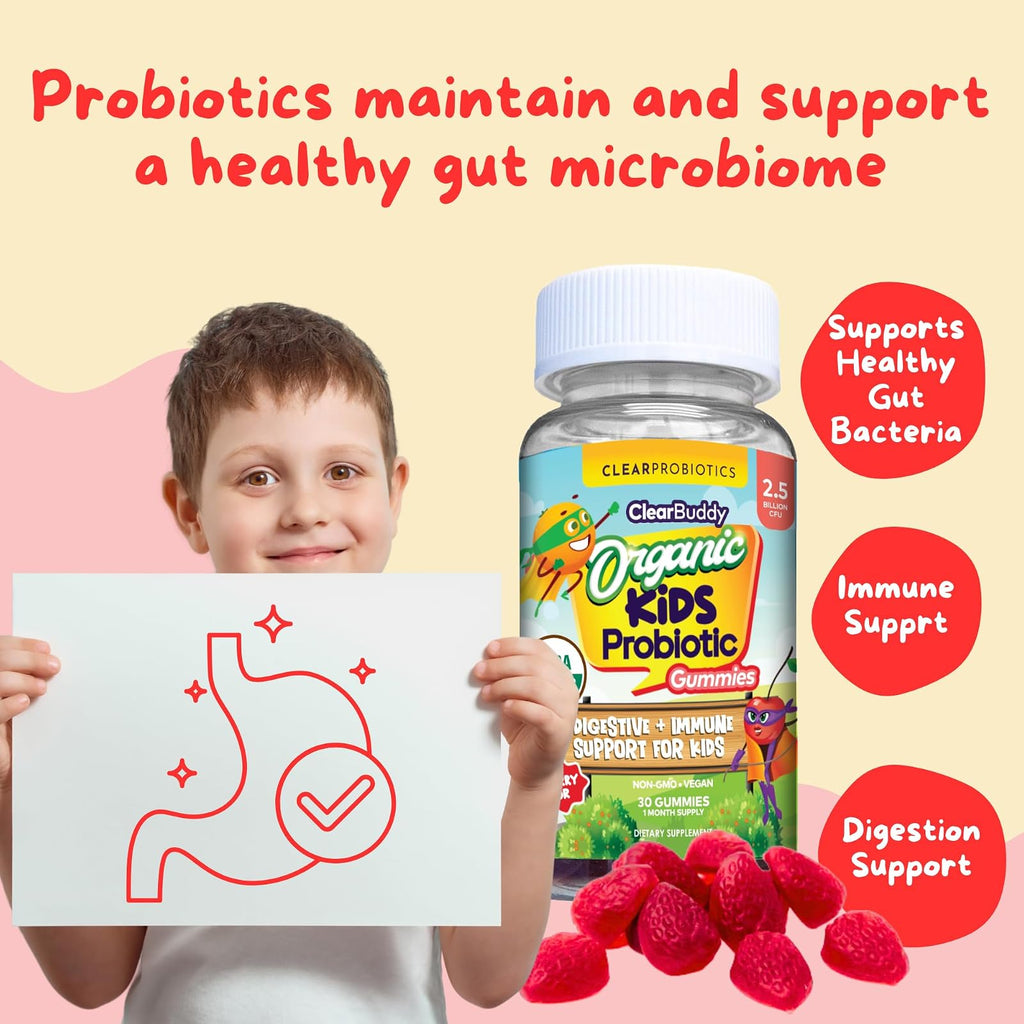 easy-to-chew gummy probiotics for kids