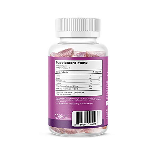 Easy-to-chew gummy vitamins