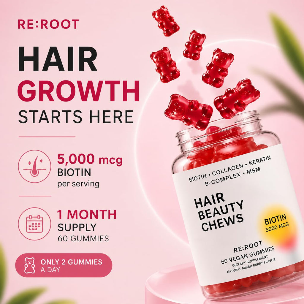 easy to chew hair vitamins