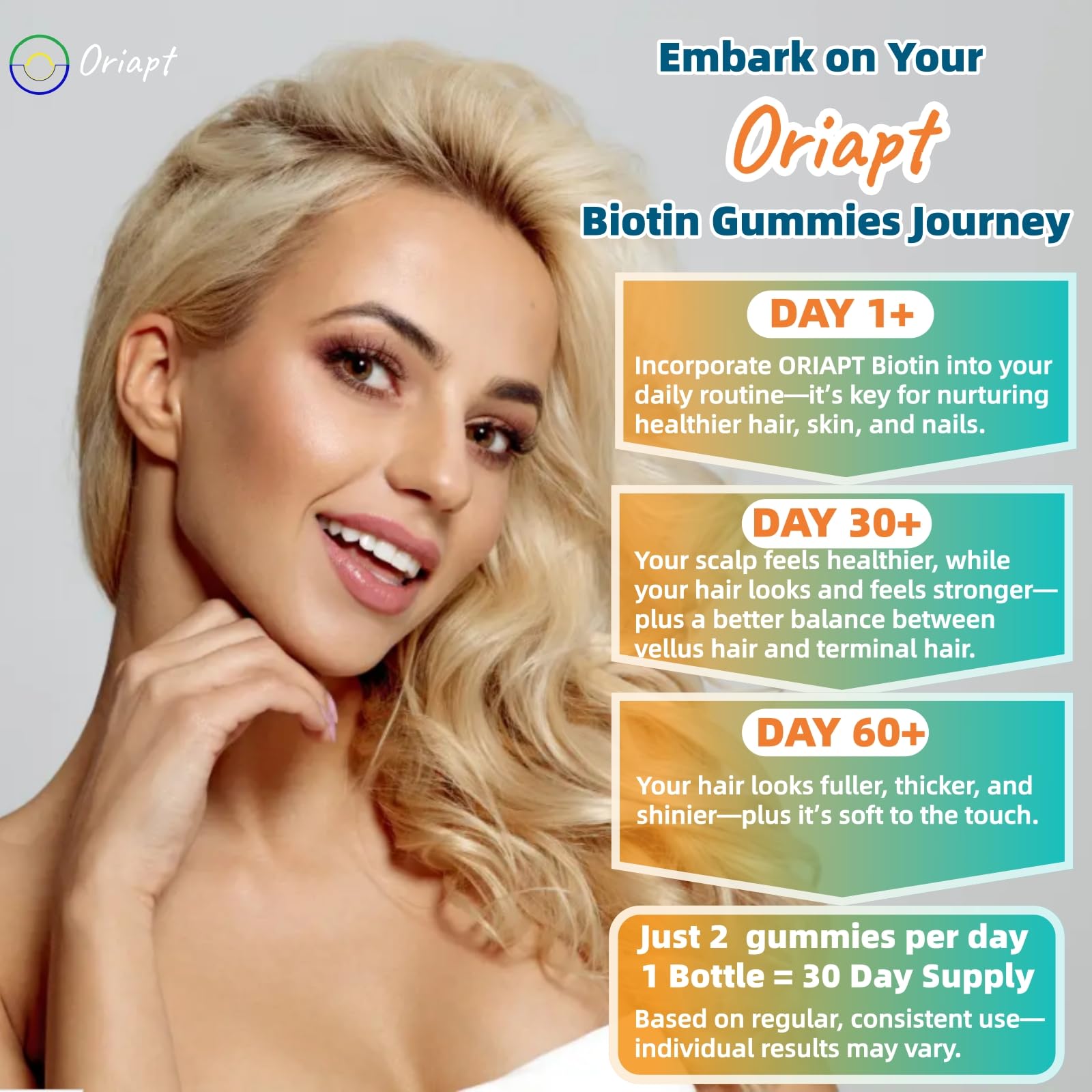 Easy to chew hair vitamins