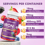 easy to chew iron gummies for kids