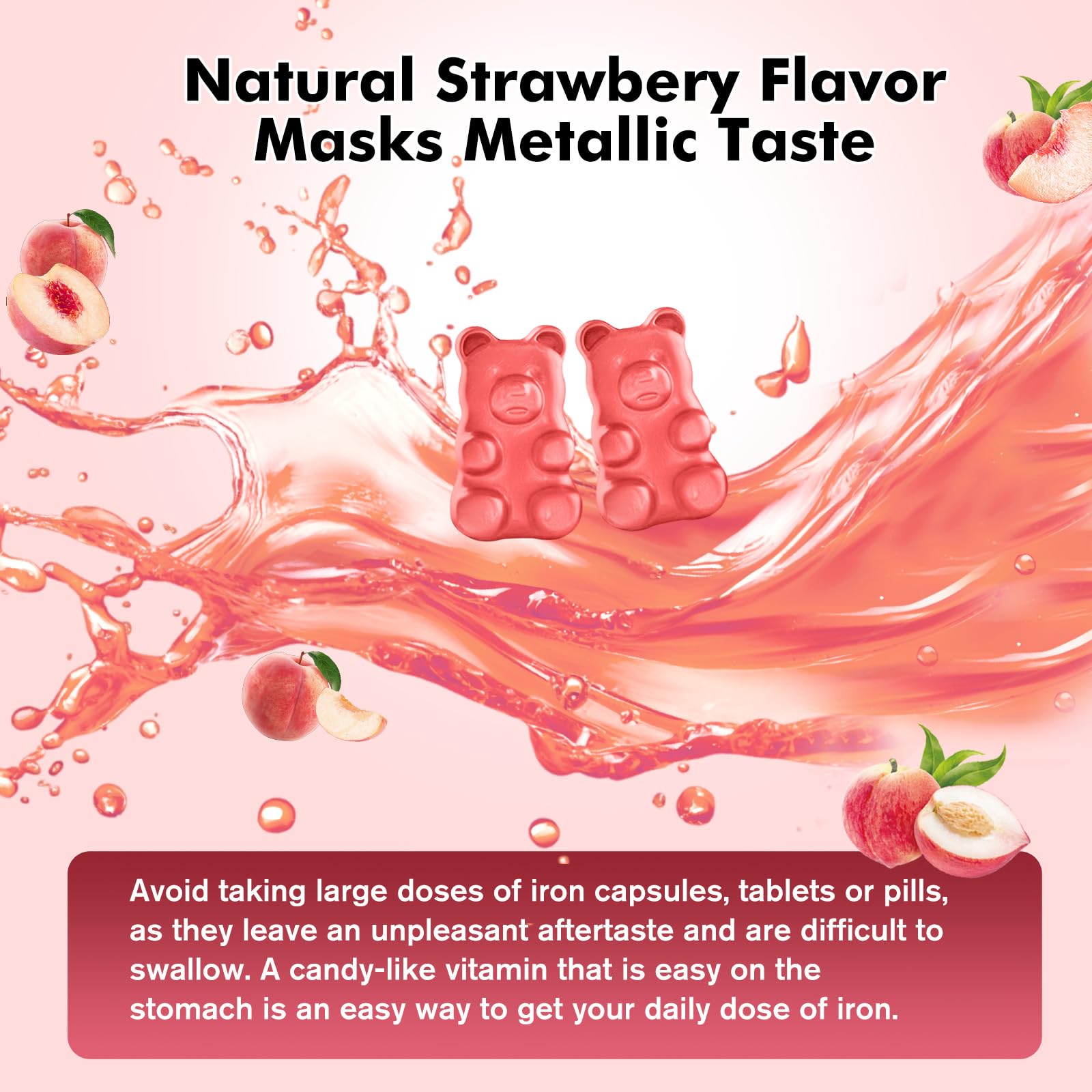 easy to chew iron gummies