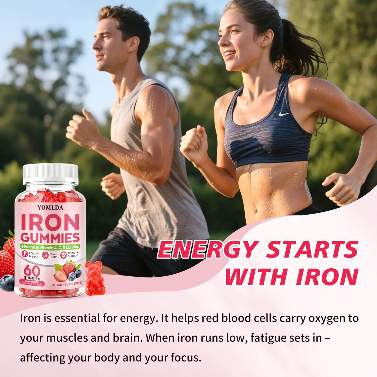easy to chew iron gummies
