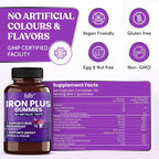 easy to chew iron gummies