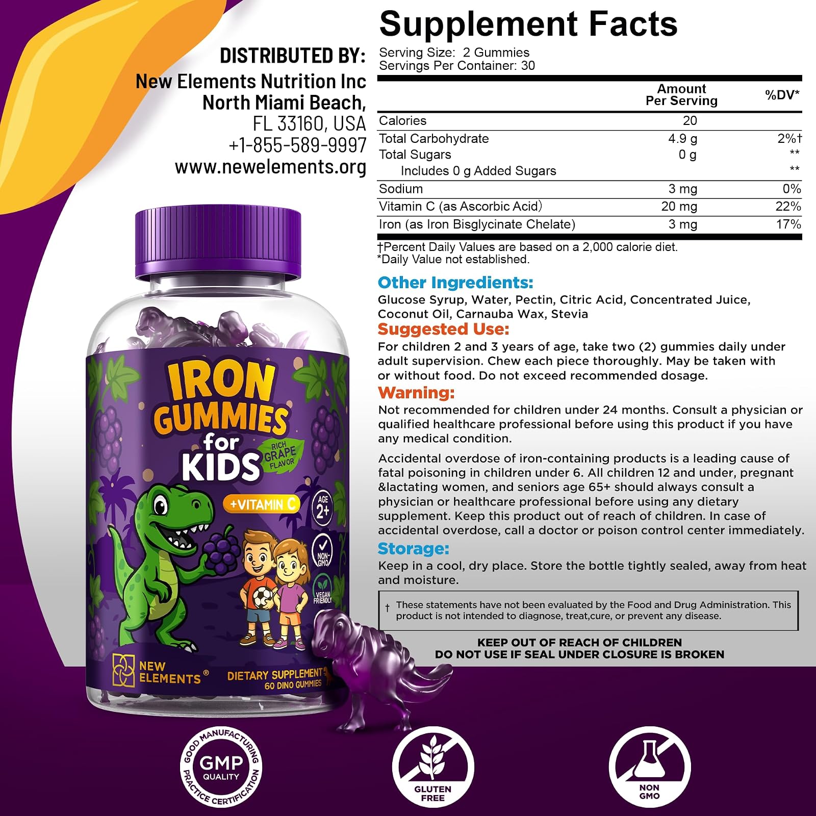 easy to chew iron gummies
