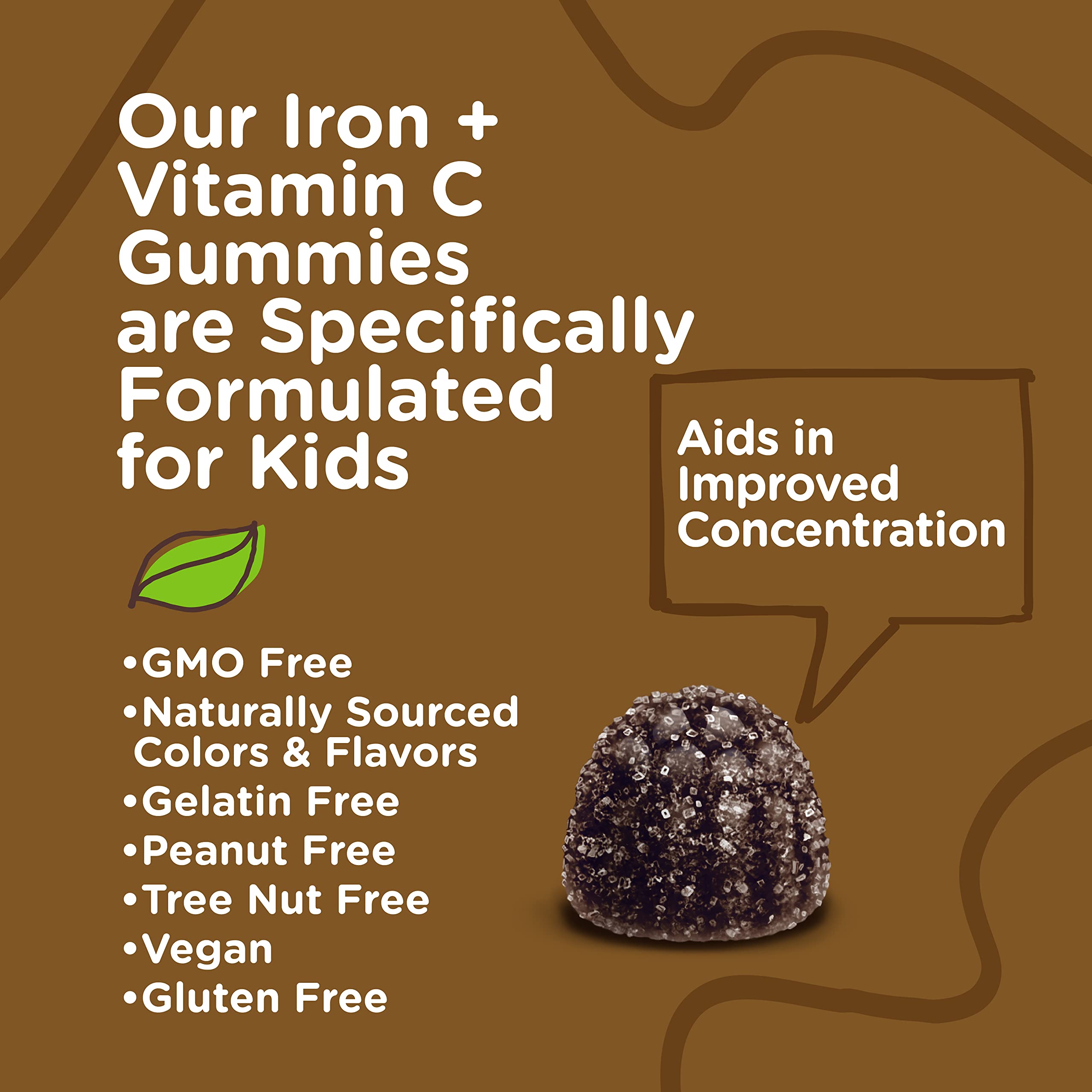 easy to chew iron gummies