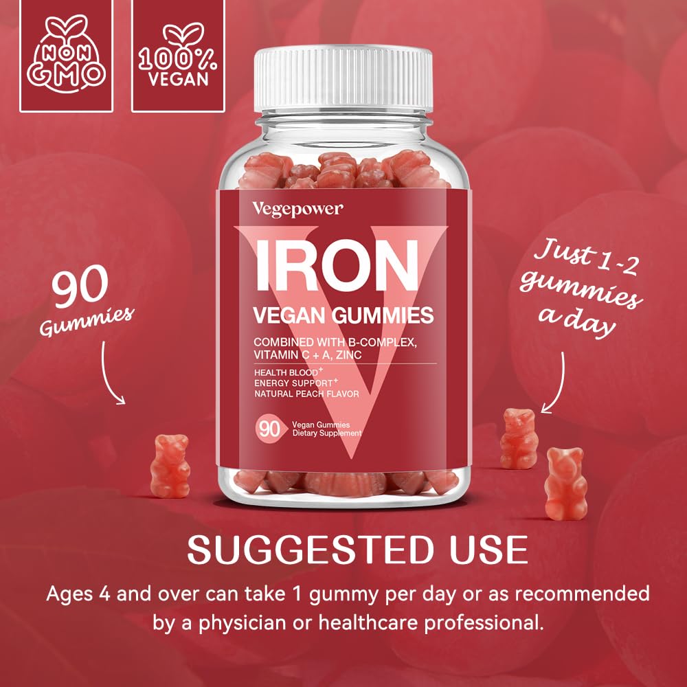easy to chew iron gummies