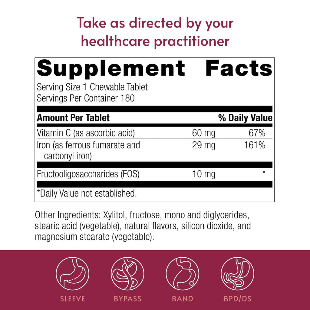 easy to chew iron supplement for energy
